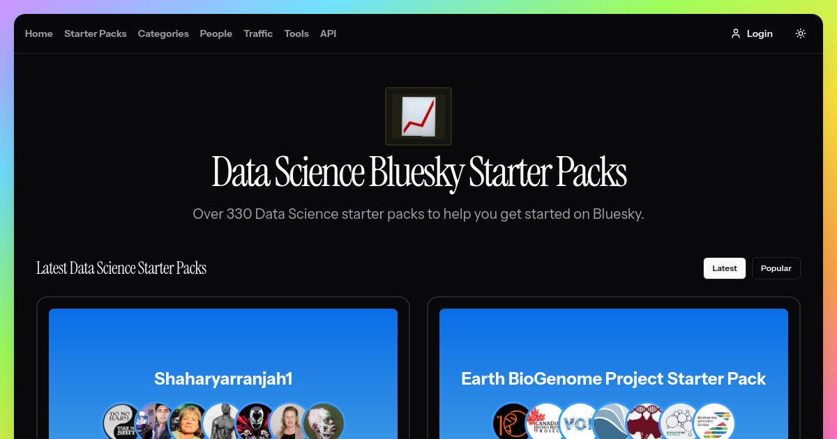 Data Science Bluesky Starter Packs [328+ Lists • Nov 2025]