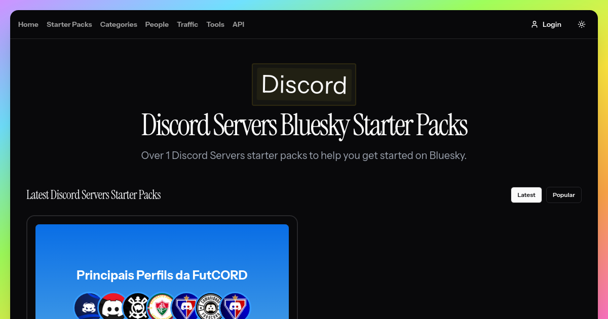 Discord Servers Bluesky Starter Packs [1+ Lists • Jun 2025]
