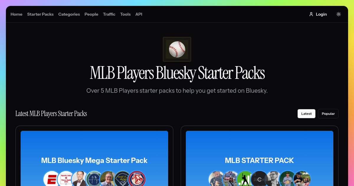 MLB Players Bluesky Starter Packs [5+ Lists • May 2025]