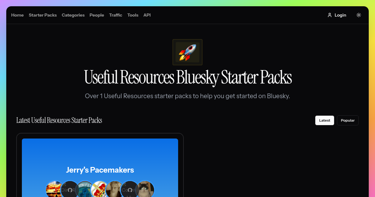 Useful Resources Bluesky Starter Packs [1+ Lists • Jun 2025]